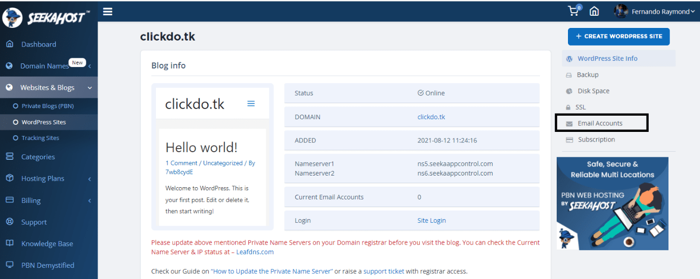 How to login to Webmail account To Access Custom Domain Email Address ...