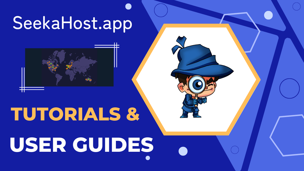 Tutorials Seekahost App